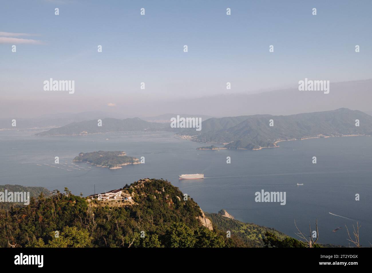 Views from the Mount Misen Observatory on Miyajima (Itsukushima) Island ...