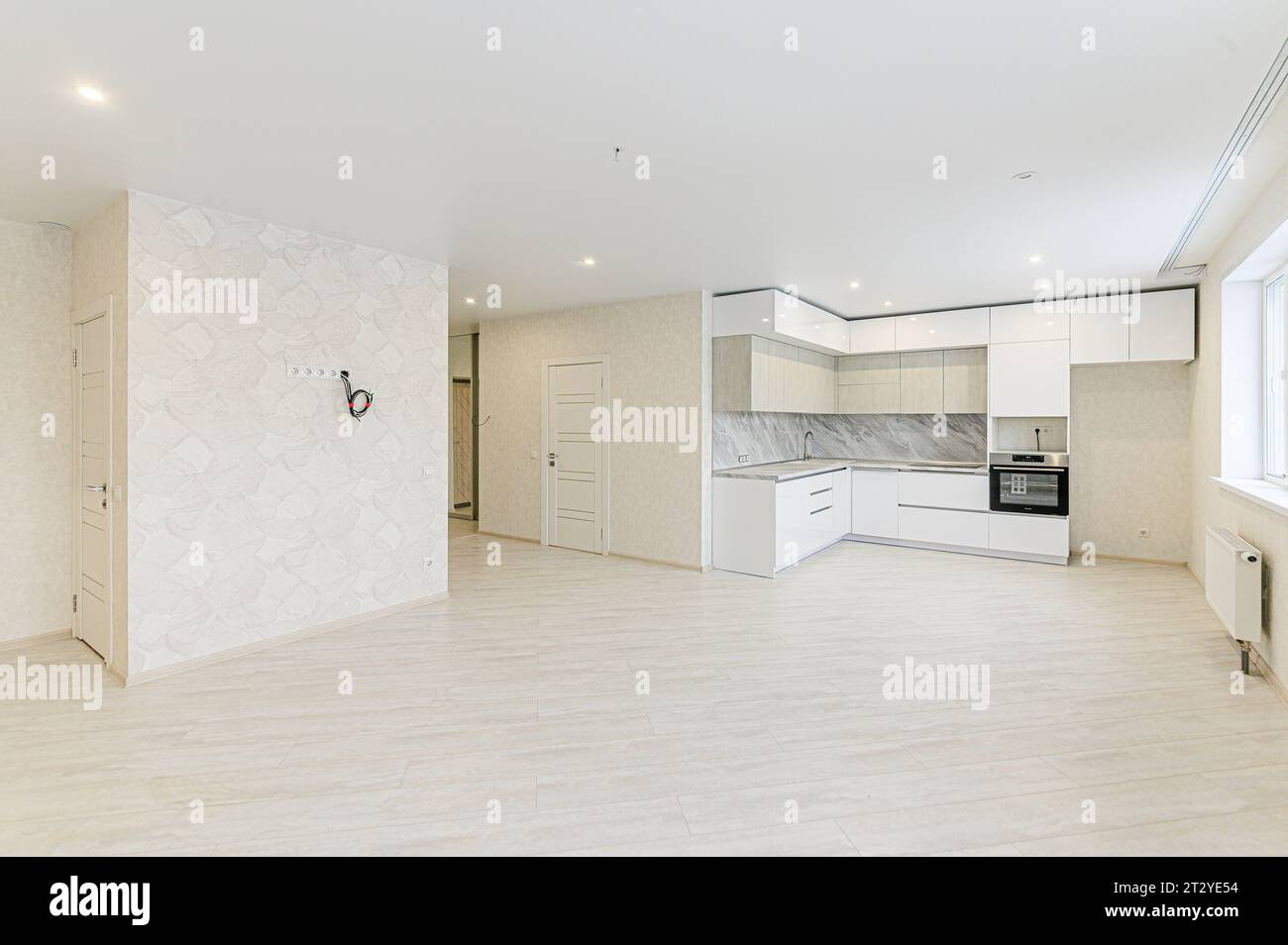 interior apartment empty room renovated Stock Photo - Alamy