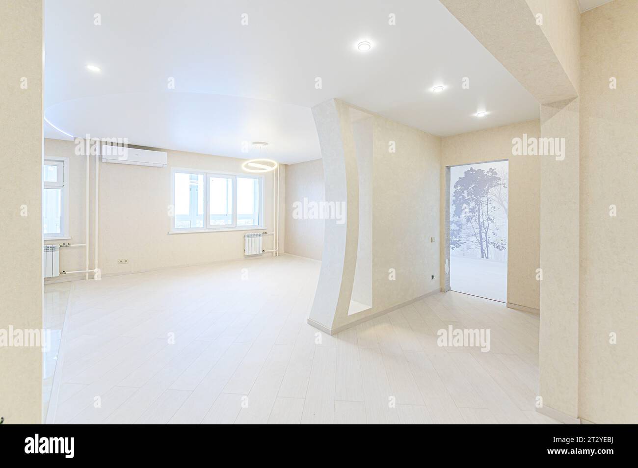 interior apartment empty room renovated Stock Photo - Alamy