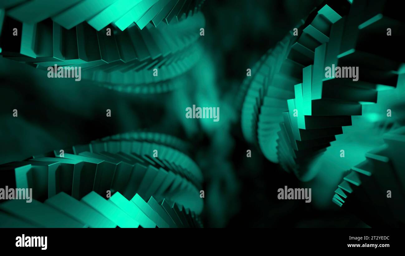Spiral pillars with rotating background. Design. Dizzying animation ...