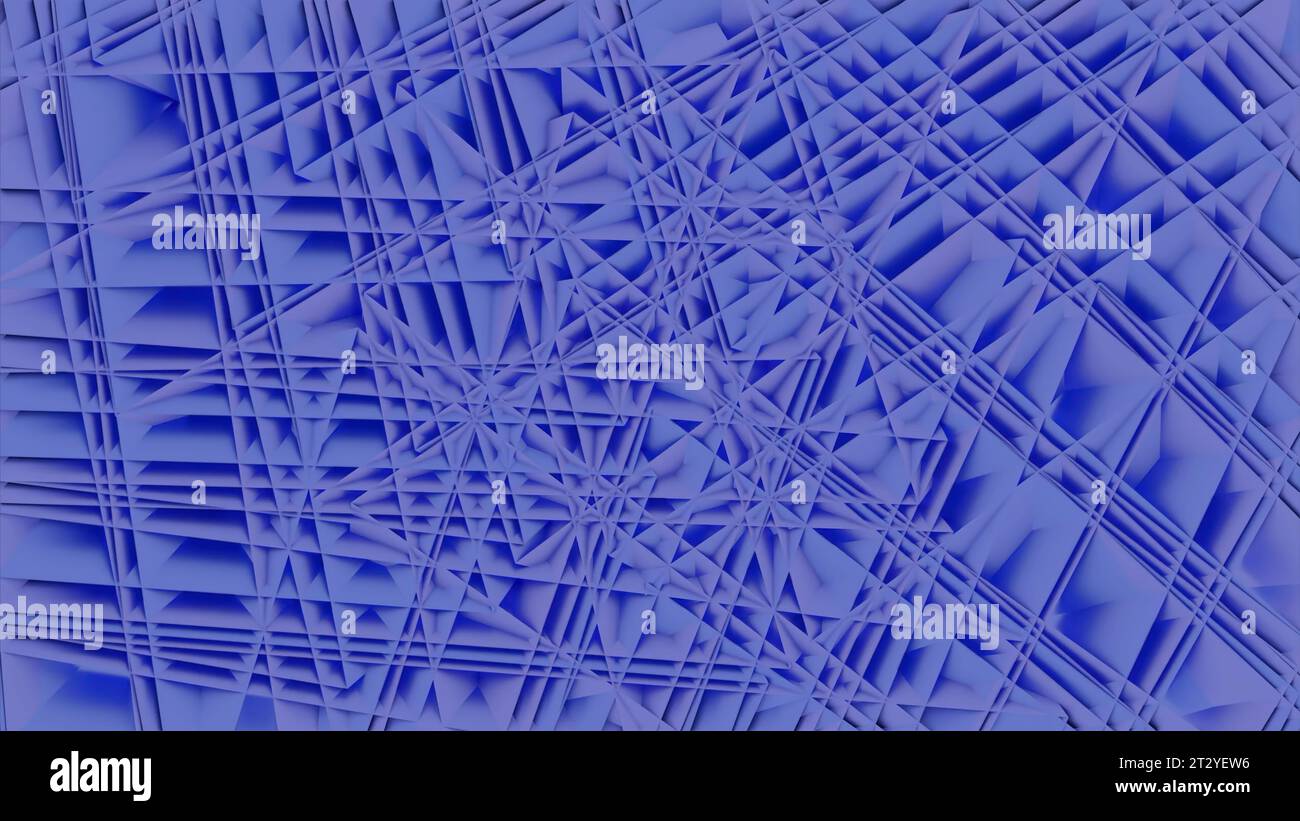 3D kaleidoscopic industrial art abstract background. Design. Lilac ...