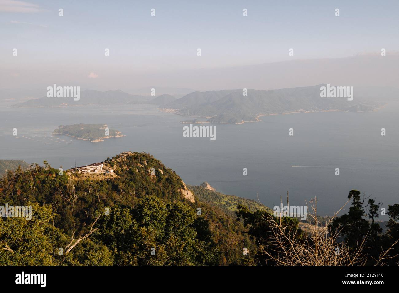 Views from the Mount Misen Observatory on Miyajima (Itsukushima) Island ...
