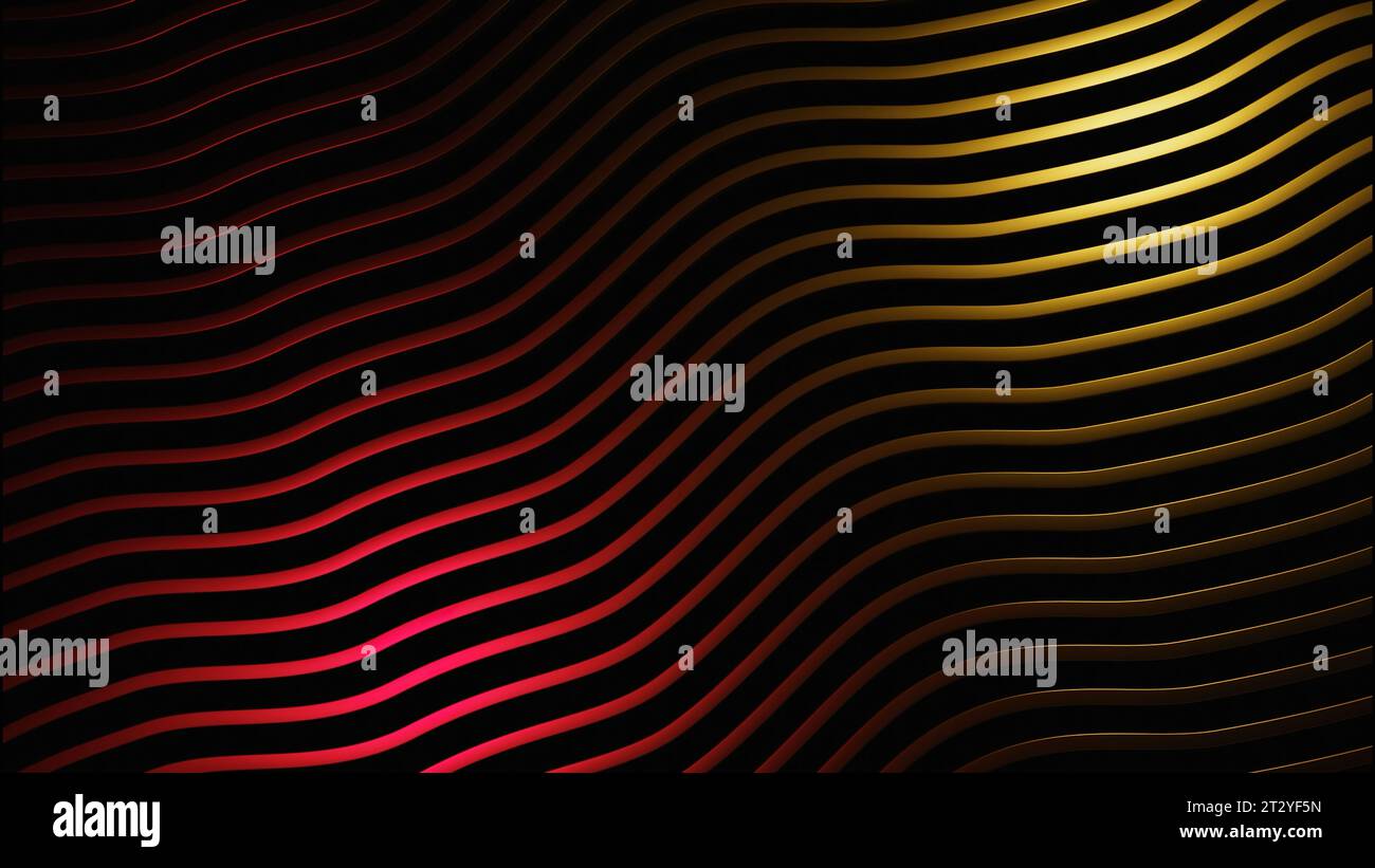Abstract bright curving lines. Design. Colorful waving stripes Stock ...