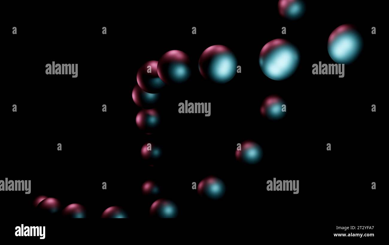 Animation atom model spinning on hi-res stock photography and images ...