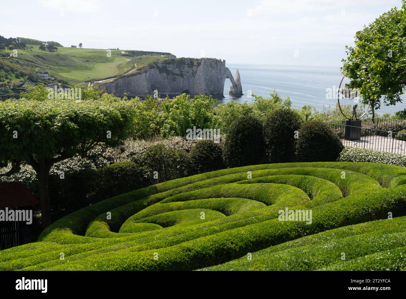 Les Jardins d'Etretat is a neo-futuristic garden that extends over the ...