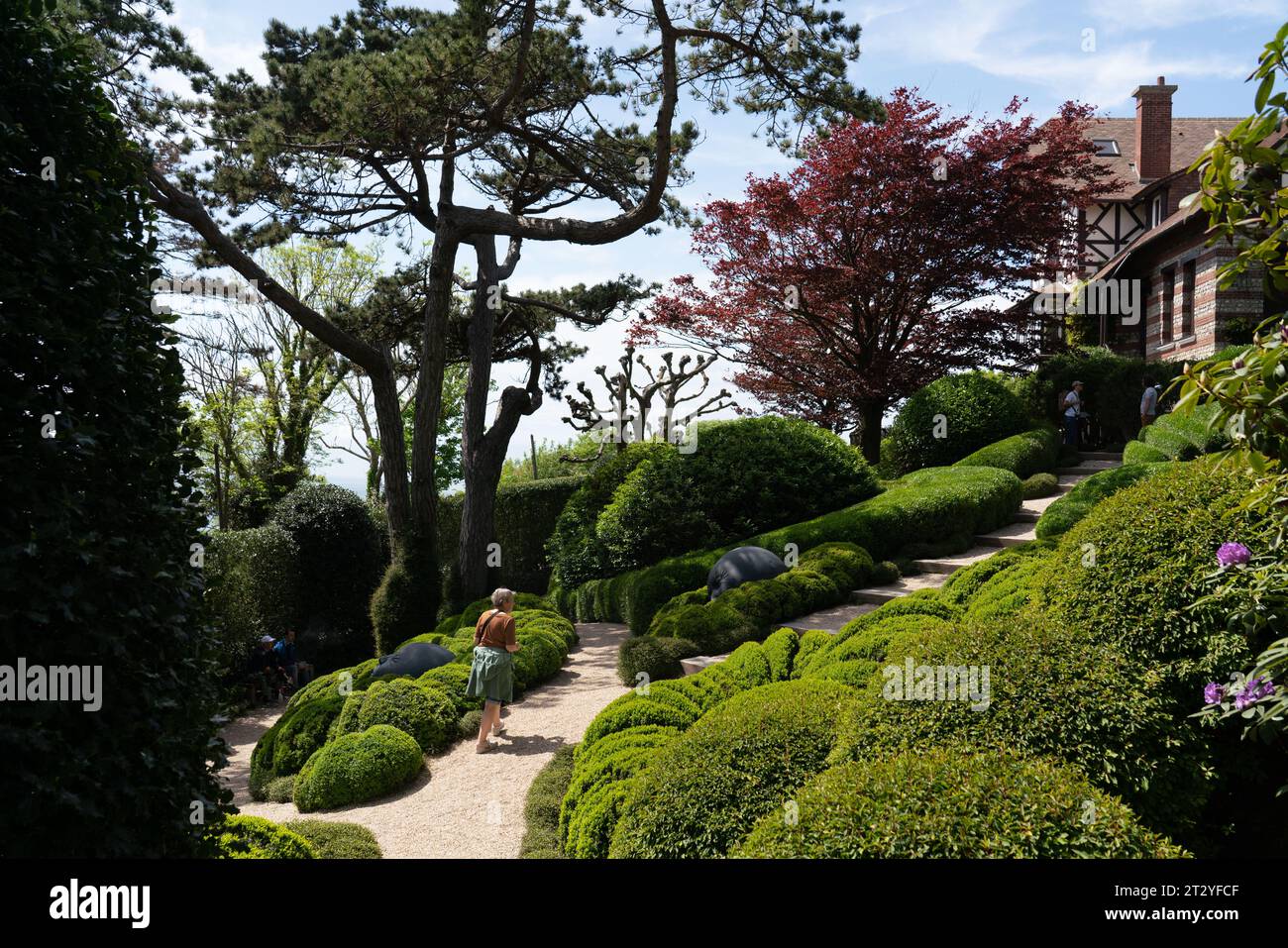 Les Jardins d'Etretat is a neo-futuristic garden that extends over the ...