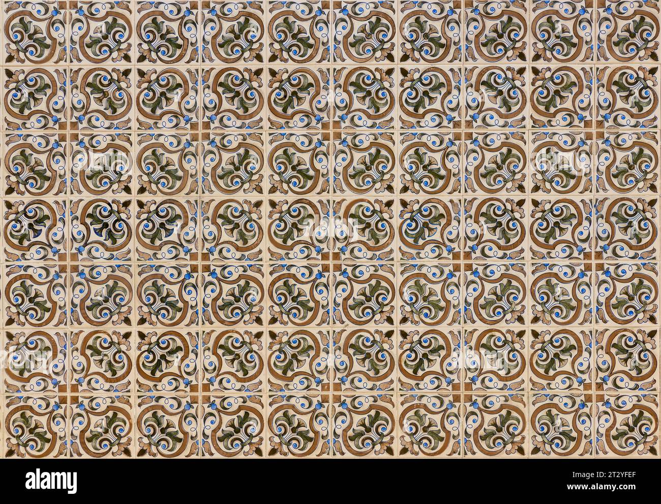 Portuguese ceramic tiles with traditional patterns Stock Photo - Alamy