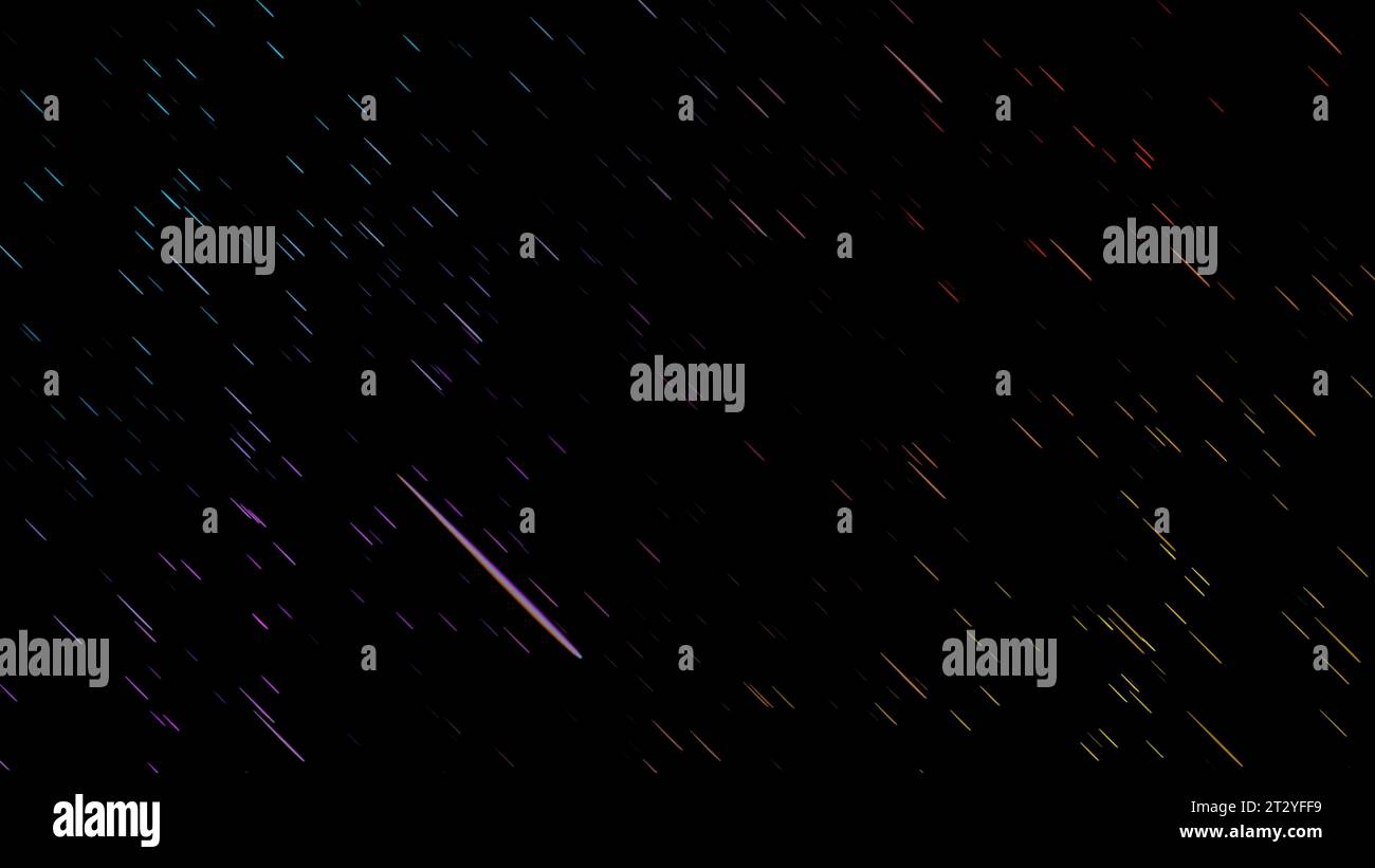Falling heavy rain on a black background. Design. Gradient falling ...