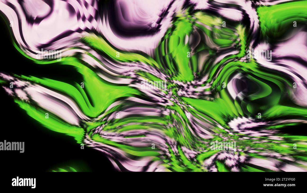 Psychedelic tunnel animation blue shapes hi-res stock photography and ...