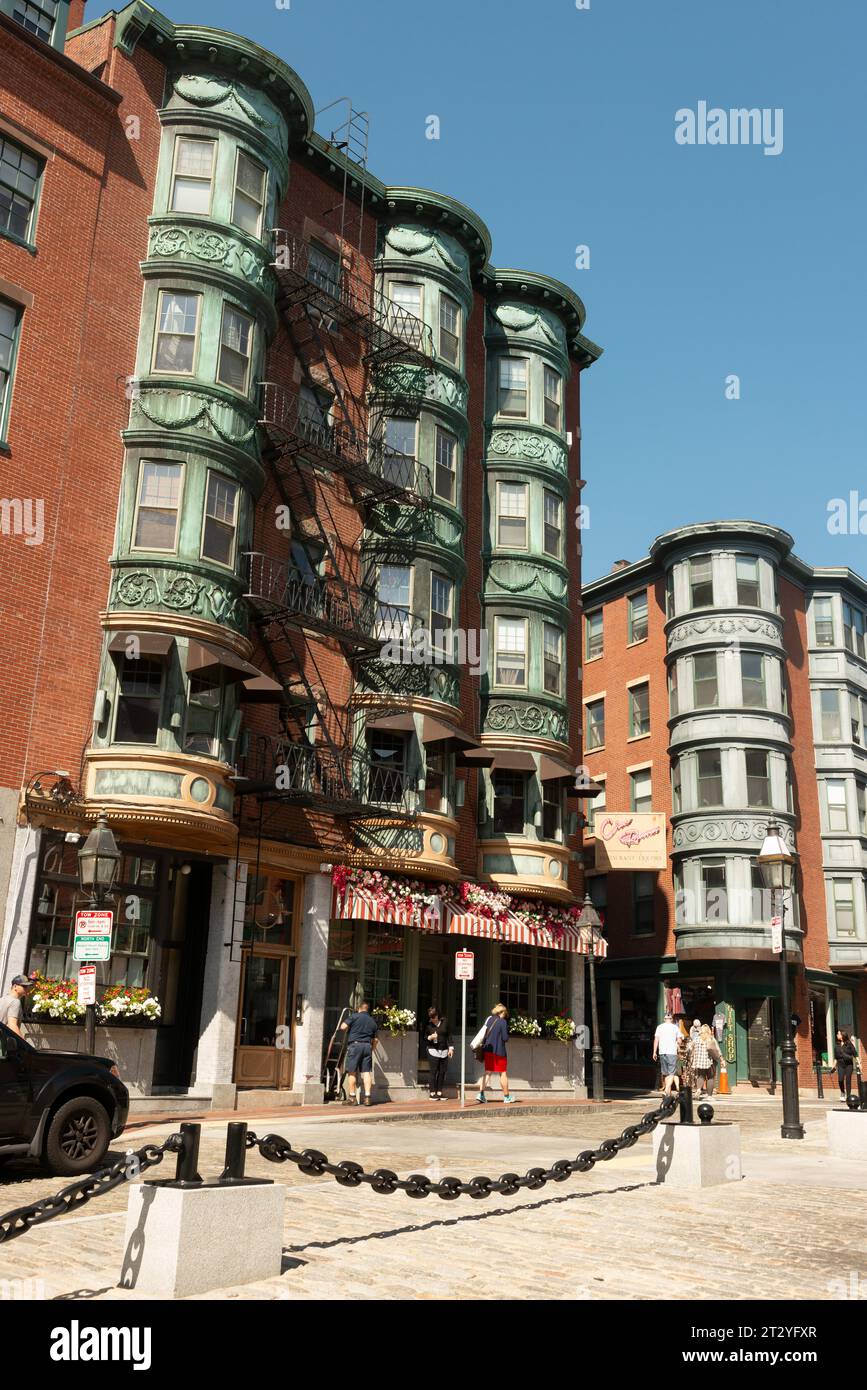 Italian Renaissance Revival style building, North Square, North End ...