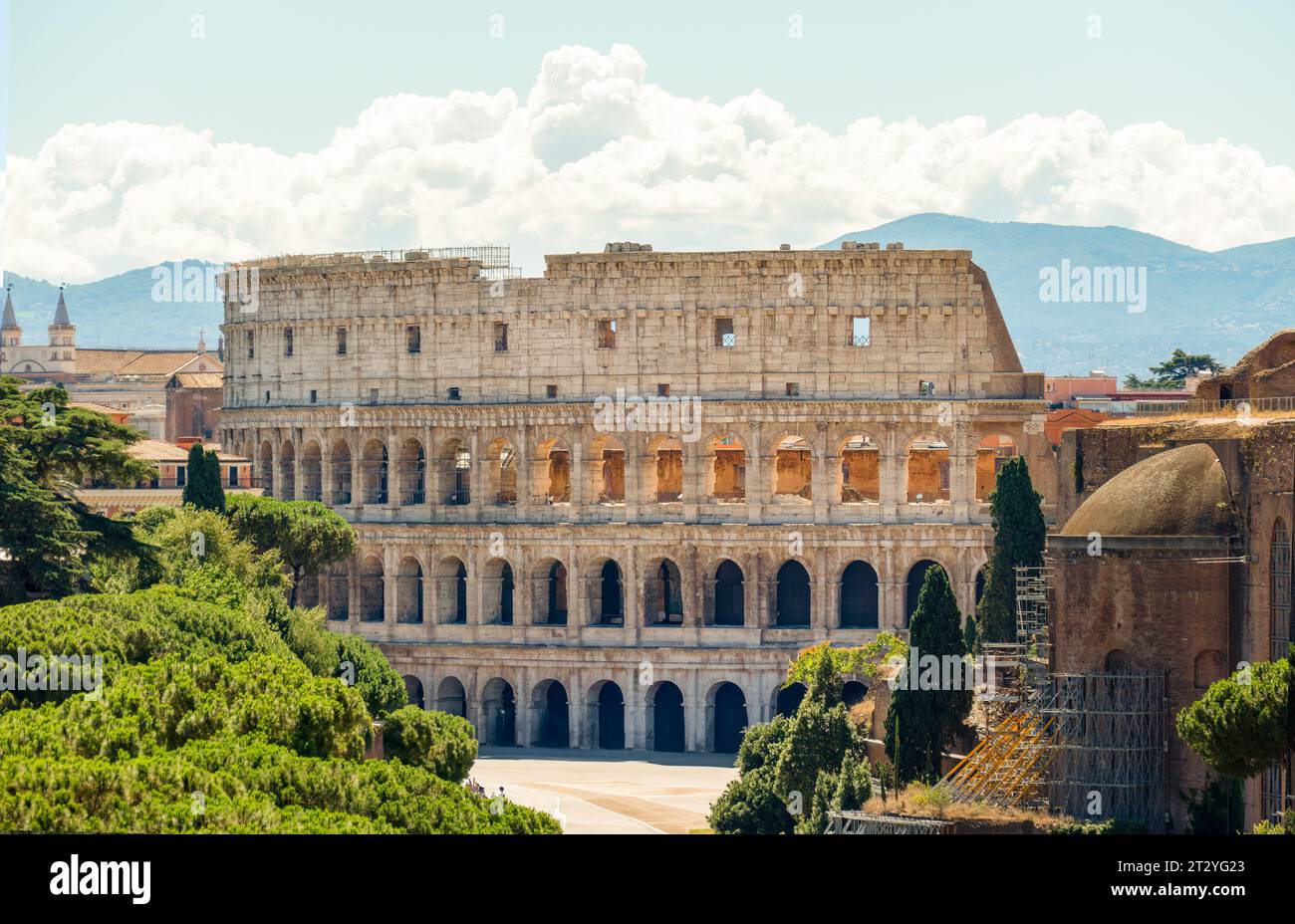 Roman colosseum. Coliseum of Roma Stock Photo - Alamy