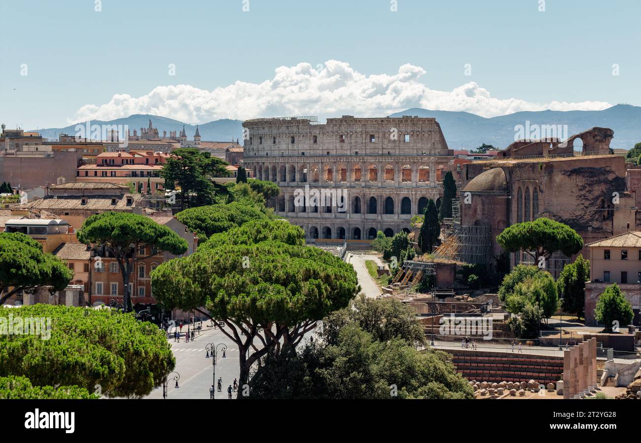 Roman colosseum. Coliseum of Roma Stock Photo - Alamy