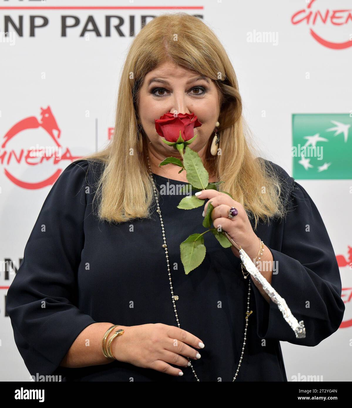 October 22, 2023, ROME, ITALY: Dalia Gaberscik poses during the ...