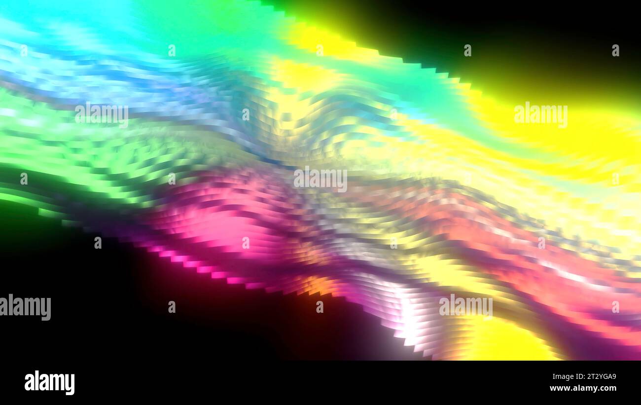 Animation spinning blue pink shapes hi-res stock photography and images ...