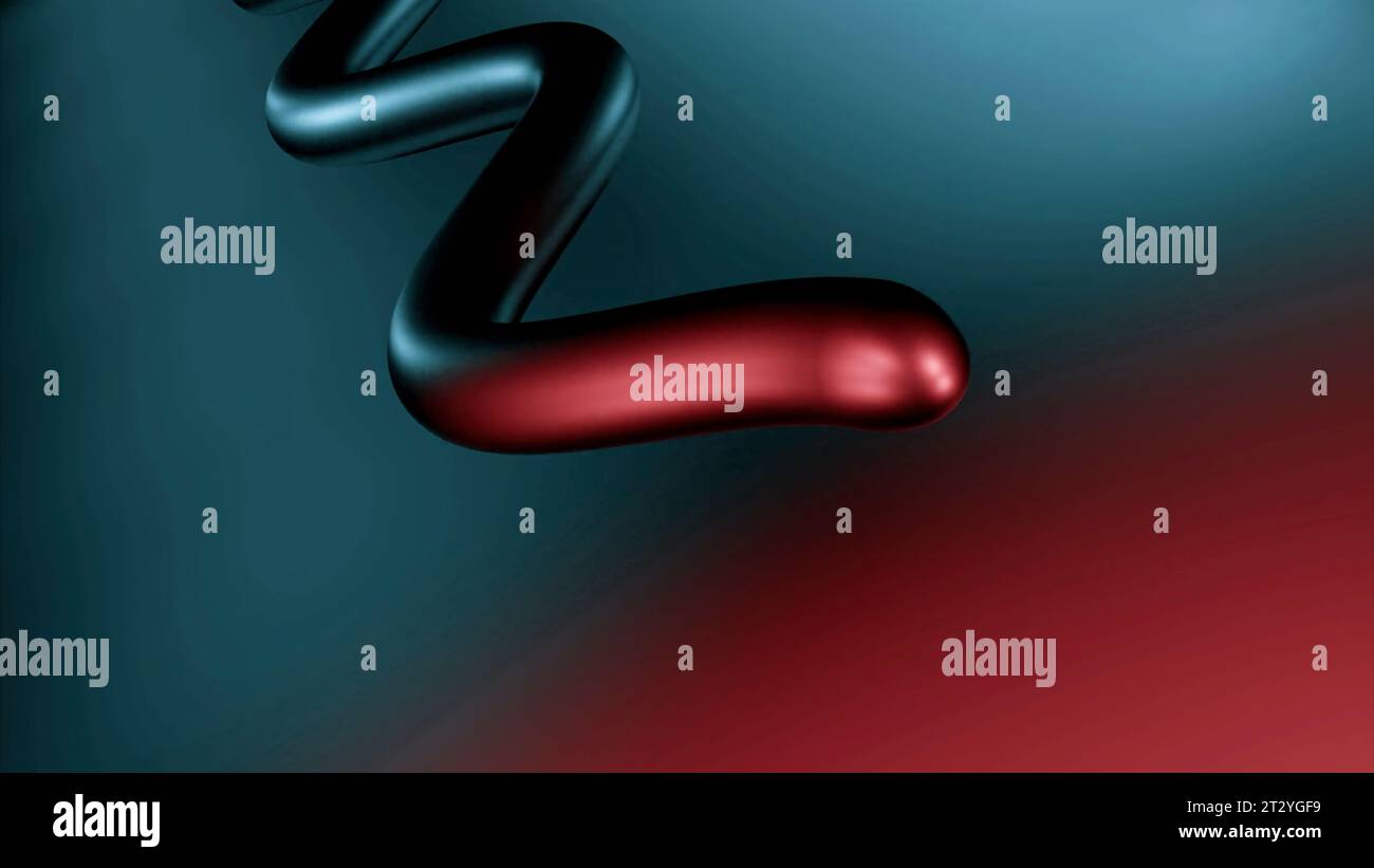 Optical illusion with a crawling snake. Design. Gradient colors ...