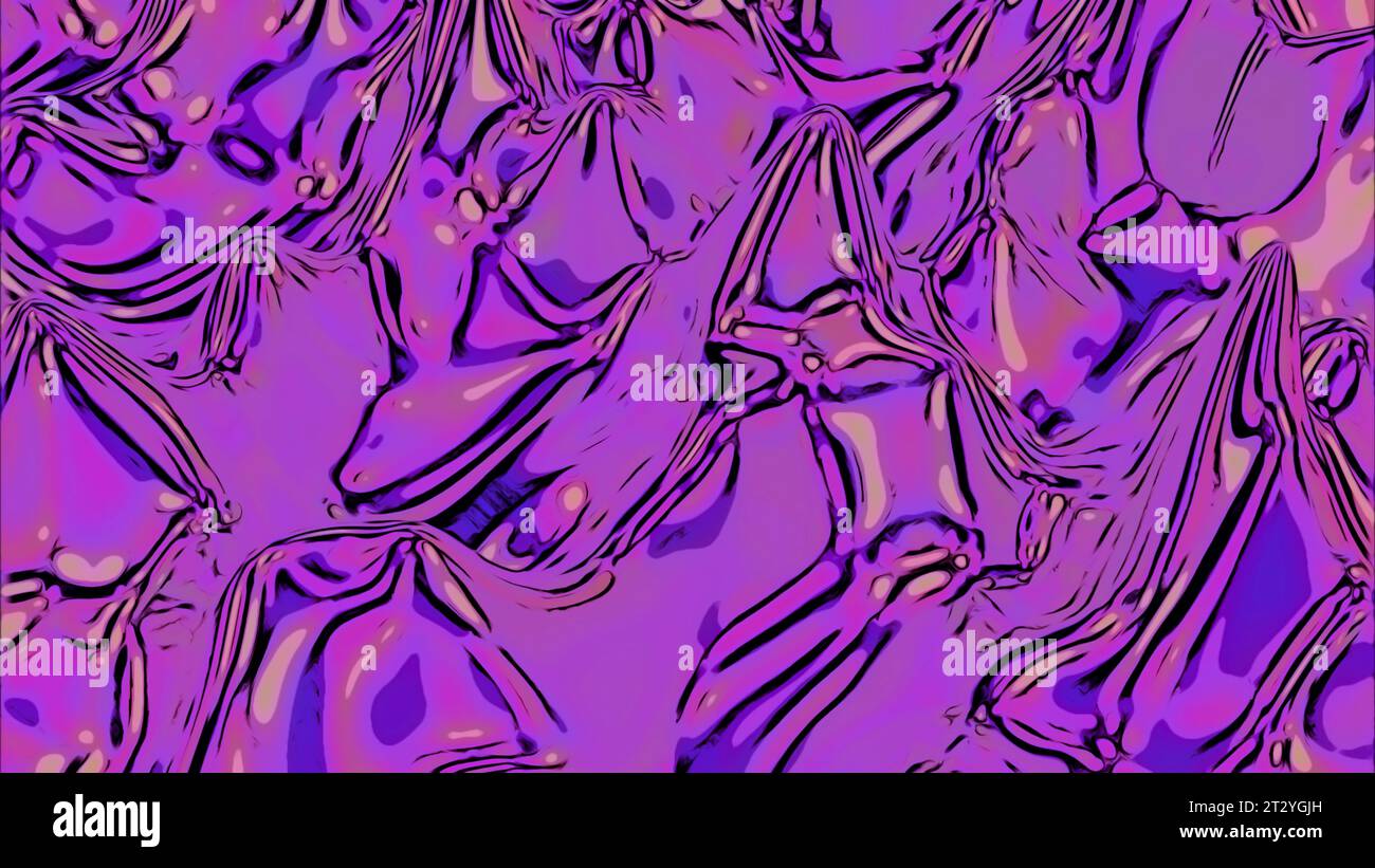 Abstract liquid rippling texture. Design. Sticky and metallic flowing ...