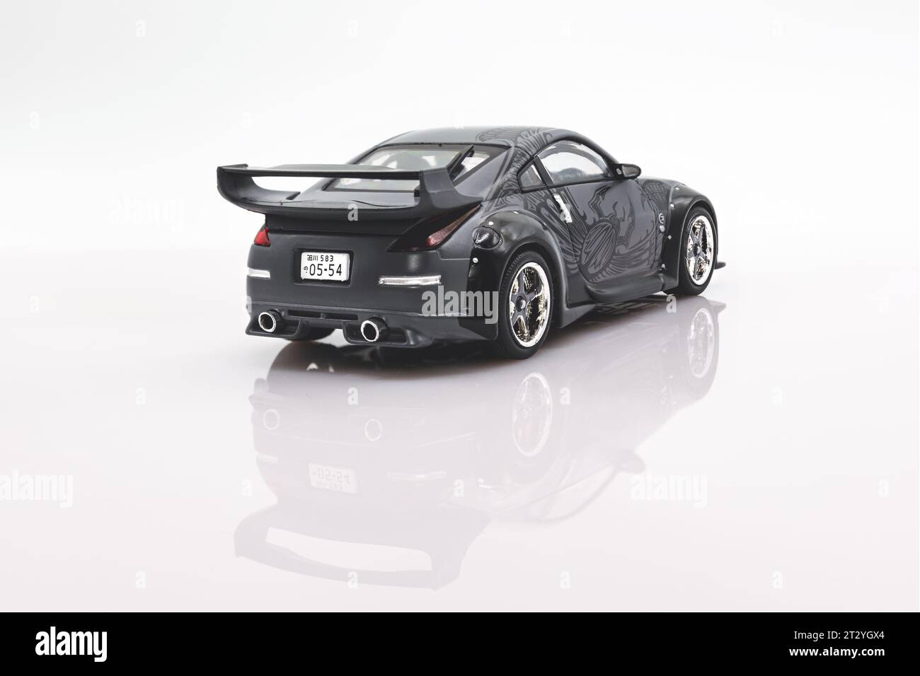 Fast&Furious Nissan Fairlady Z (Z33) 1:43 model car, rear view, white ...