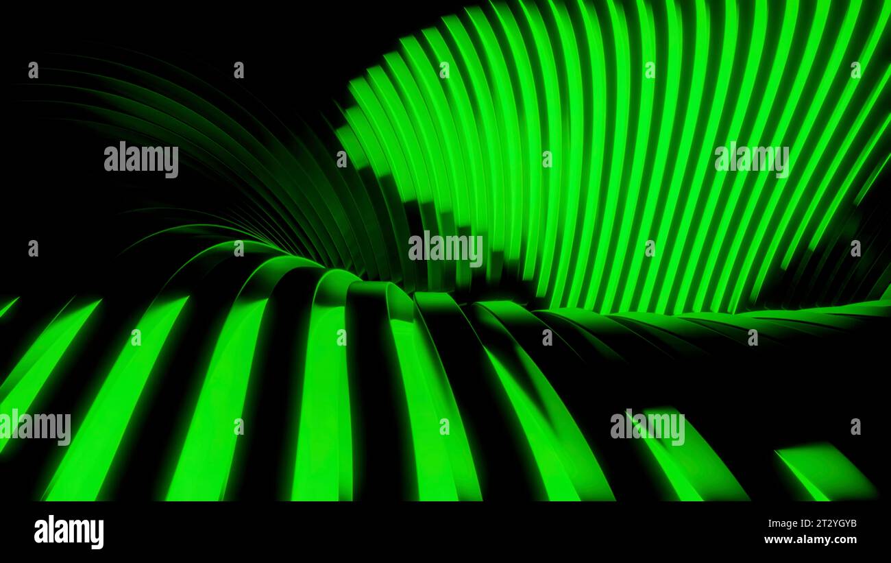Abstract spinning colorful blades on a black background. Design ...