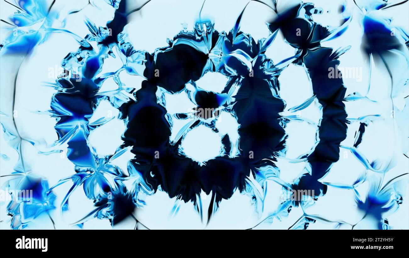 Abstract pattern of circles with the effect of displacement. Design ...