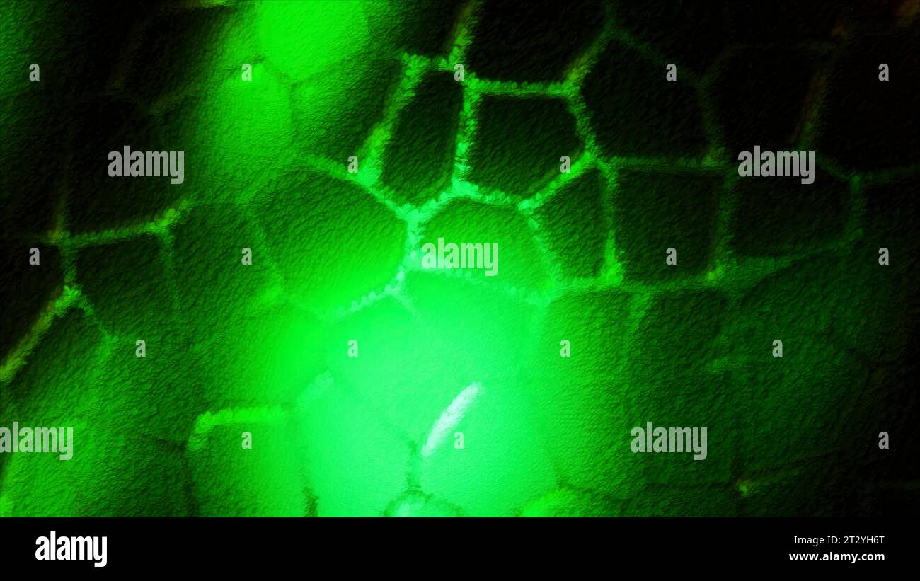 Chloroplast cell animation under the microscope. Motion. Microscopic formation in a plant cell ...