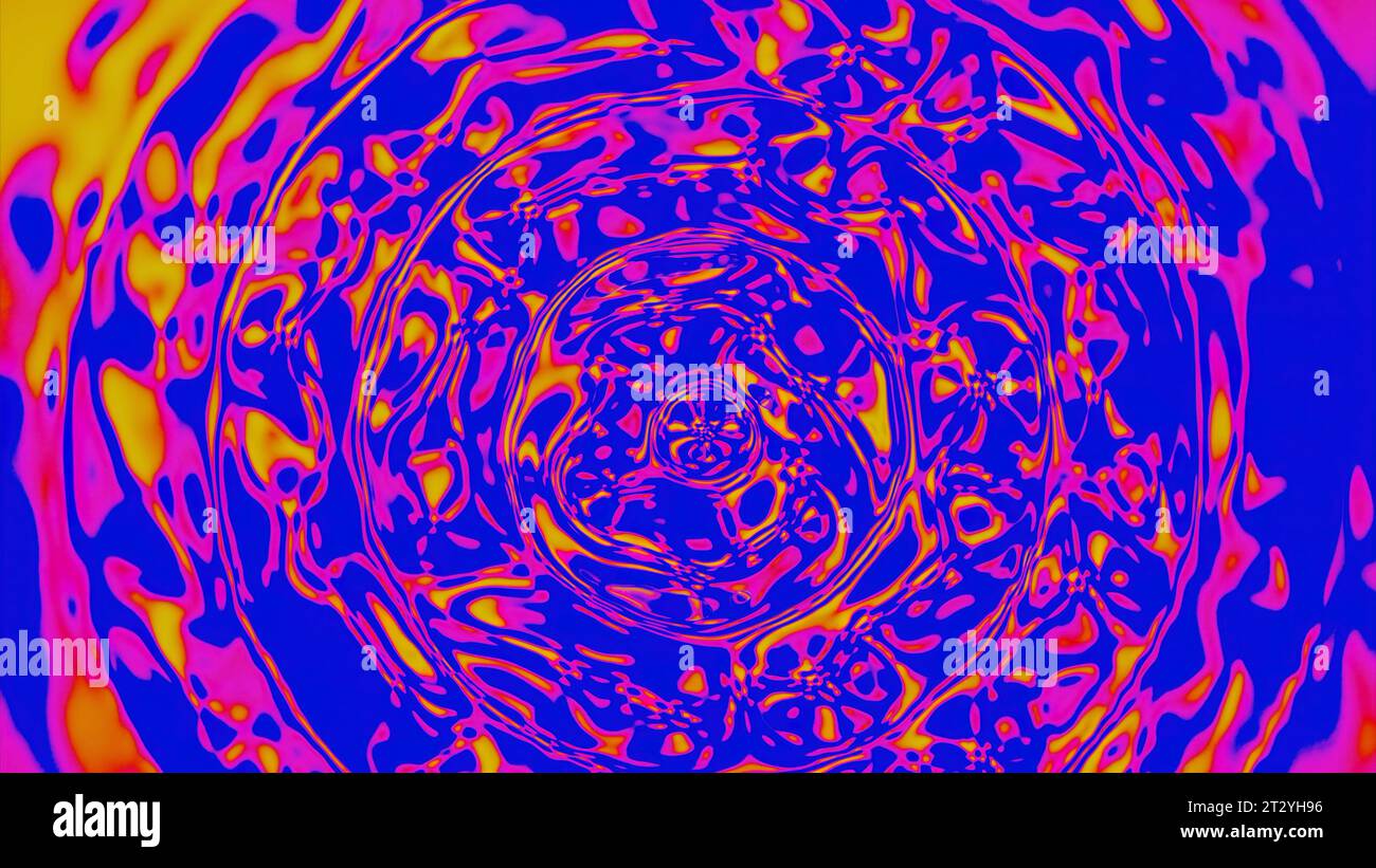 Abstract water swirl of acid bright colors. Design. Colorful whirl of ...