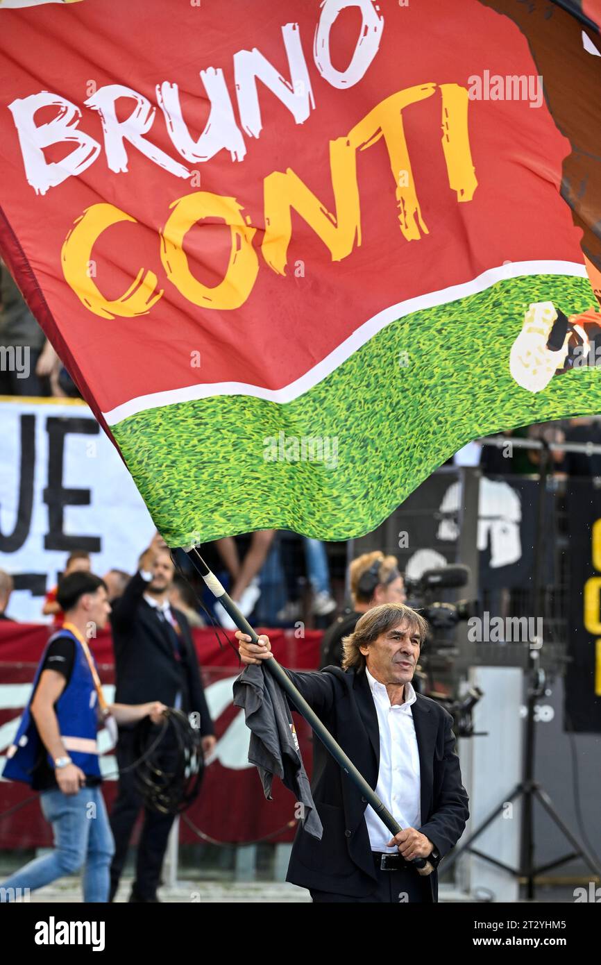 Rome, Italy. 22nd Oct, 2023. Former AS Roma player and world champion ...