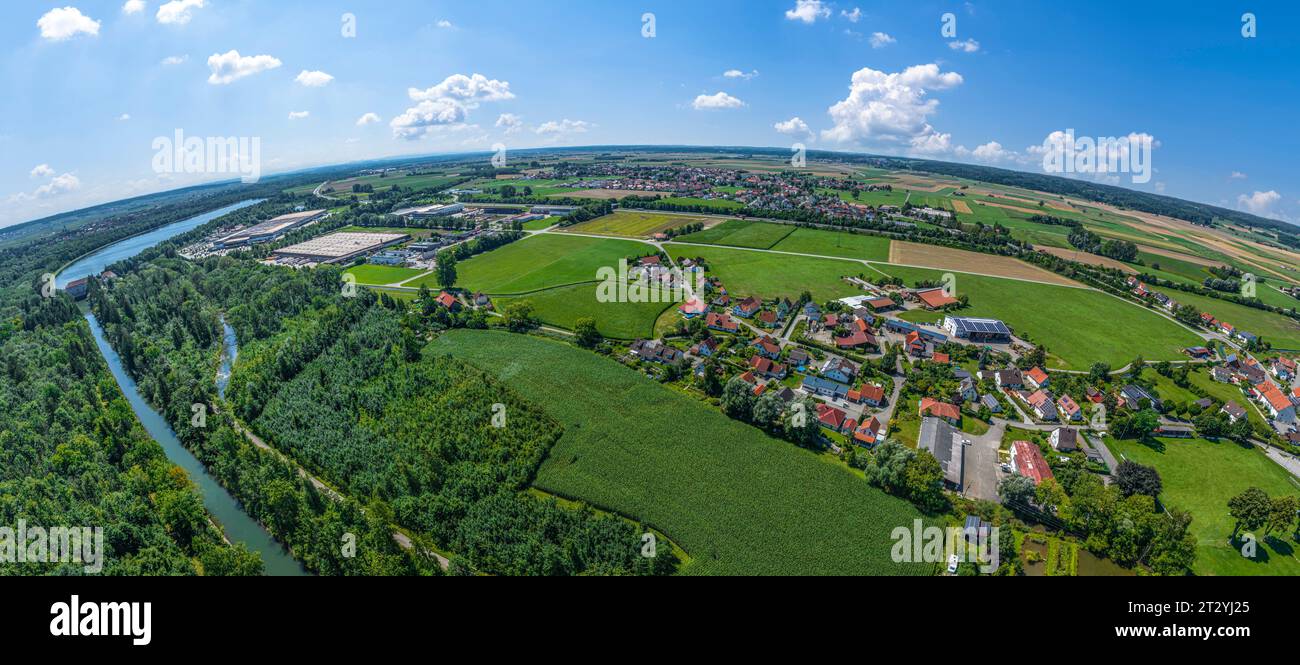 The market community of Kellmünz in the swabian region Danube-Iller ...