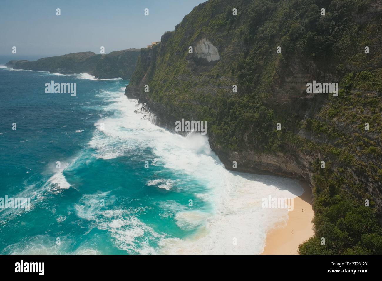 Experience the serenity of Kelingking Beach from a lower angle, where ...