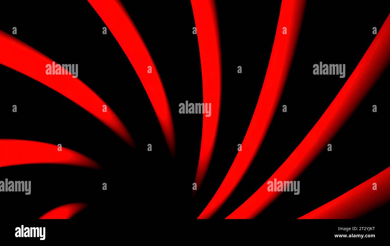 Abstract blades rotating, moving in a circular trajectory. Design. Red ...