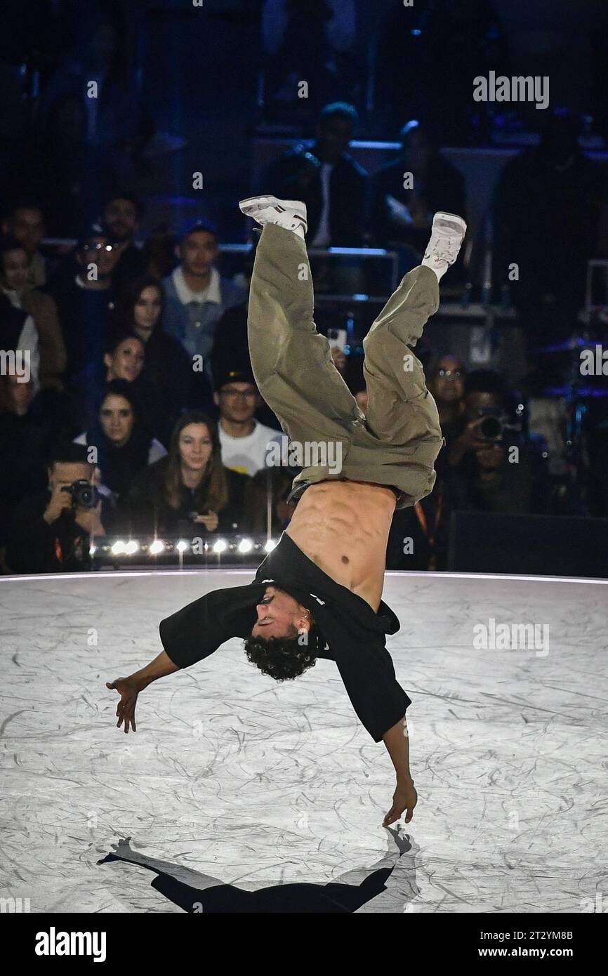 Breakdancer Mighty Jake performs during the Red Bull BC one World Final ...