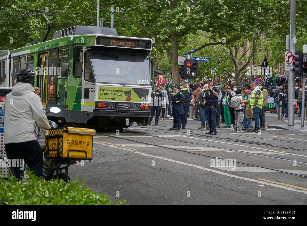 22nd Oct 2023 Melbourne Victoria Australia, Iconic Melbourne Trams part ...