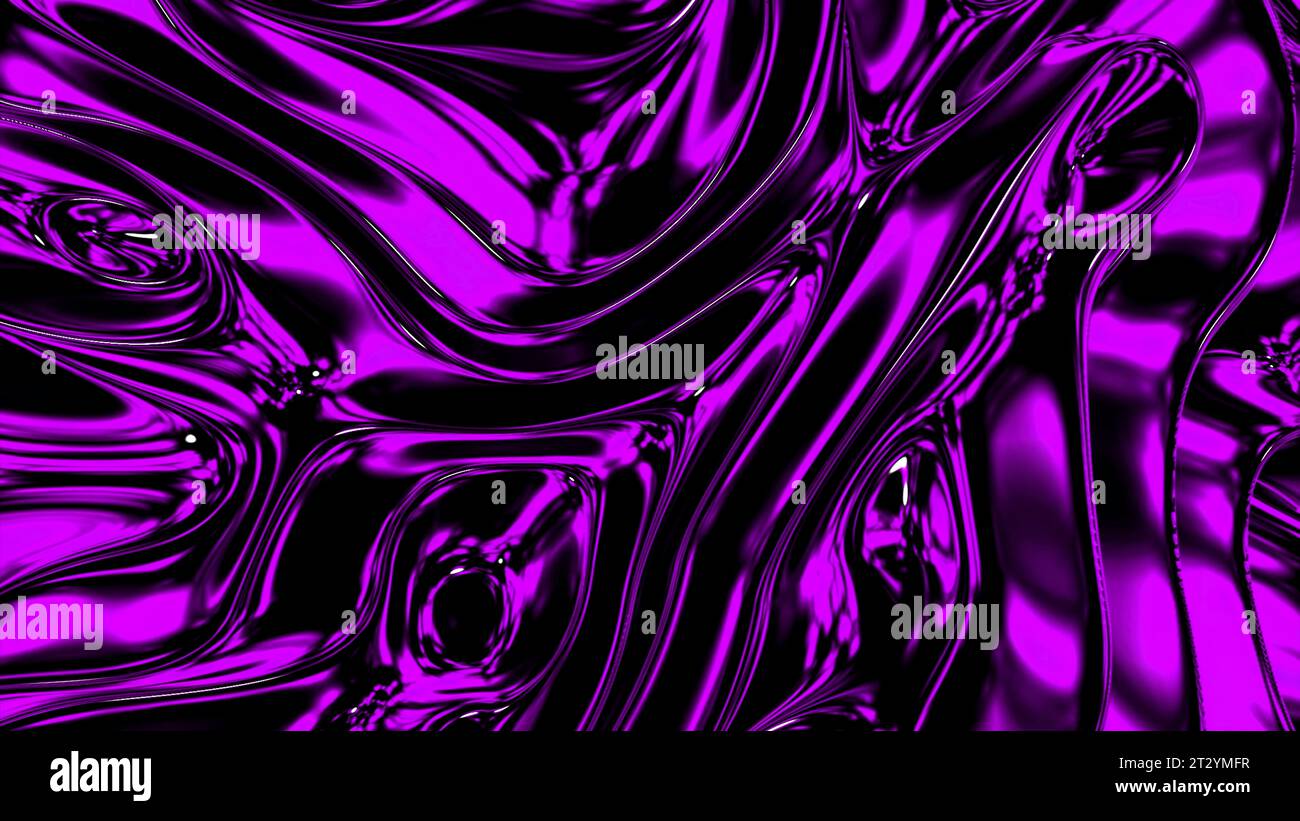 Metal liquid glowing background. Design. Flowing texture looking like ...