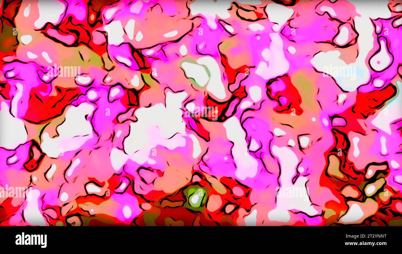 Art background with changing colorful stains. Motion. Twisted lines and ...