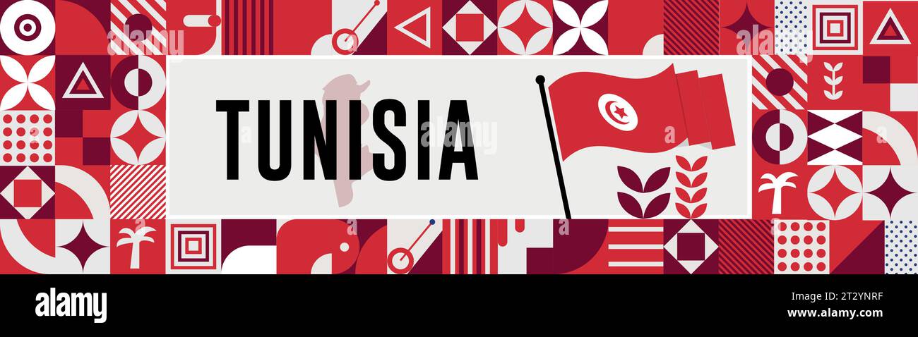 Tunisia protest flag Stock Vector Images - Alamy