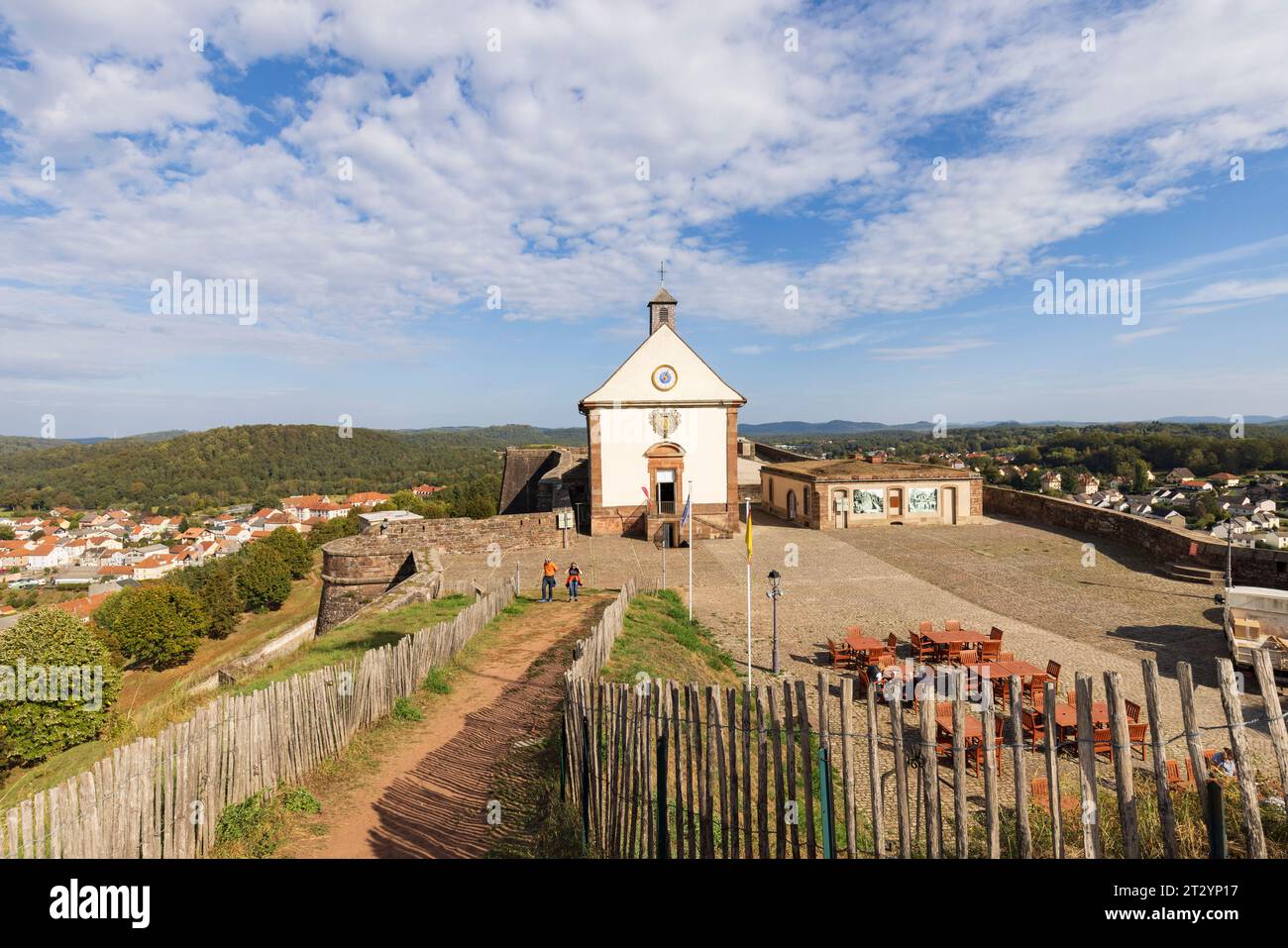 Bitche, France - October 13, 2023: View of Citadel of Bitche a fortress ...