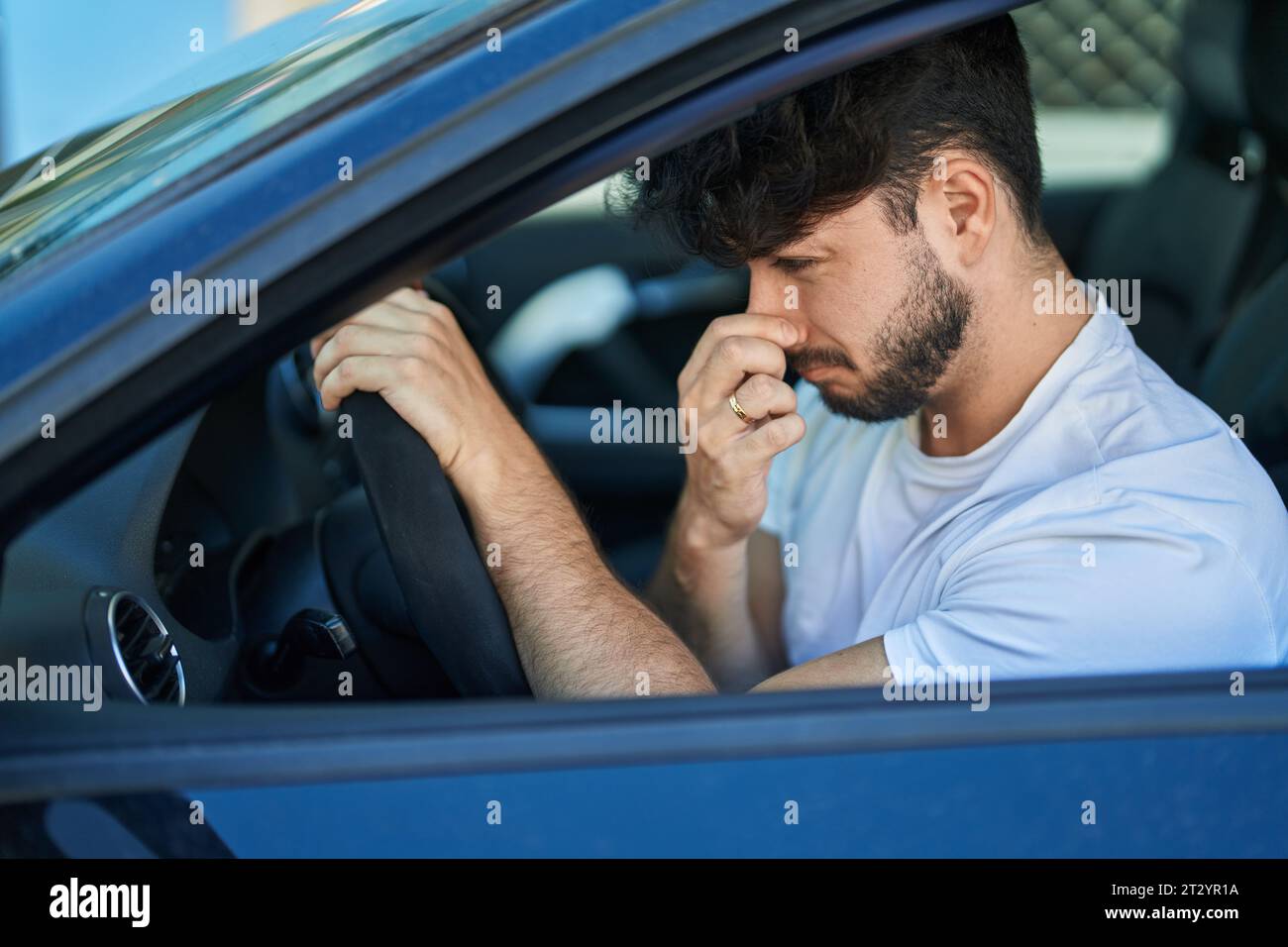 Car smelling hi-res stock photography and images - Alamy
