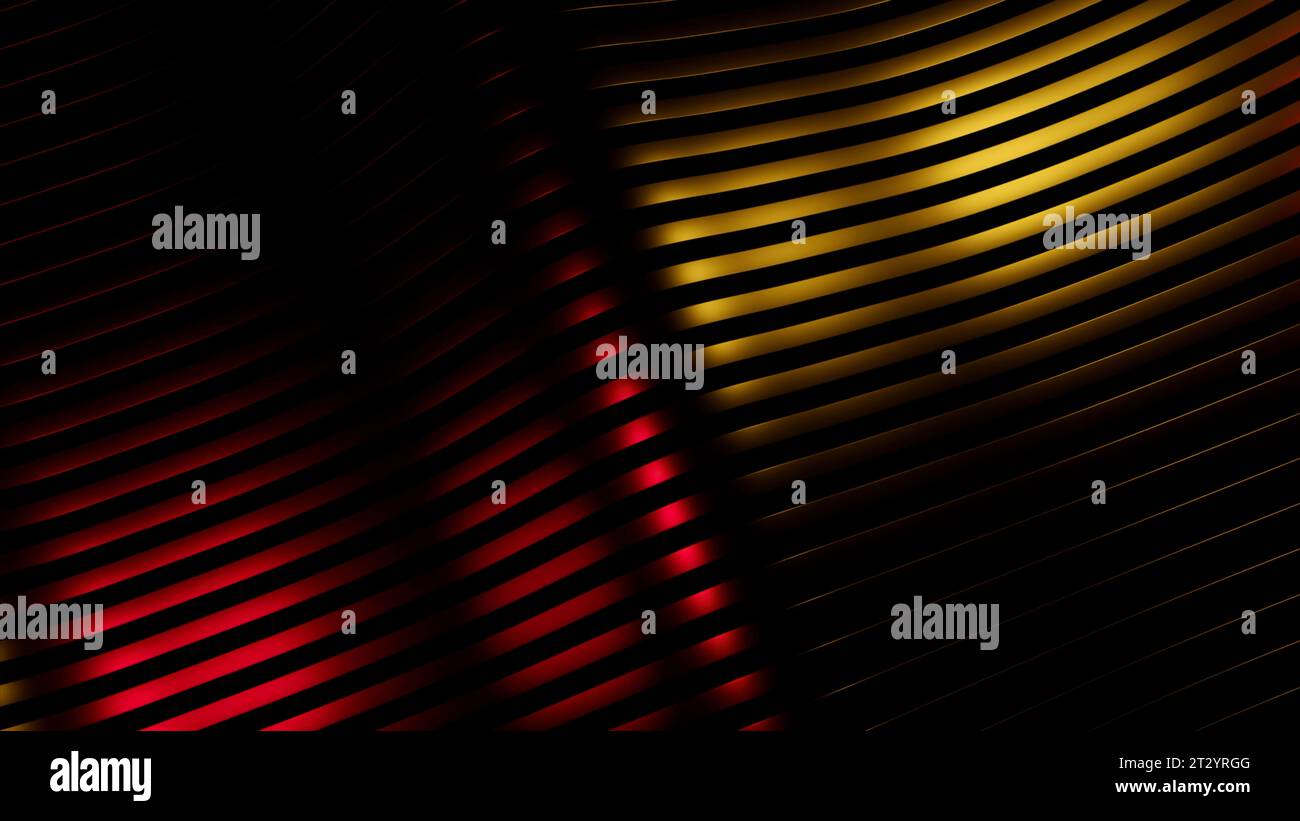 Striped geometric background. Design. Bending hypnotic rows of narrow ...