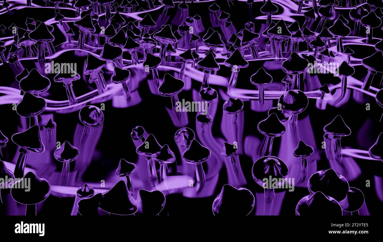 Animation psychedelic magic mushroom hi-res stock photography and ...