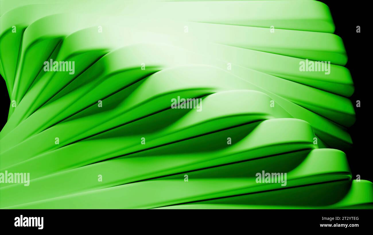 Abstract optical illusion of spinning tower of narrow tiles. Design ...