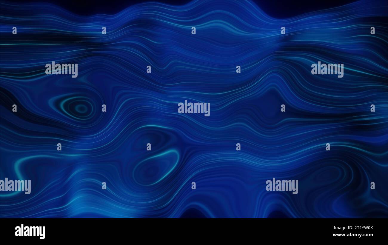 Background of pattern of curved and circular lines on black backdrop ...