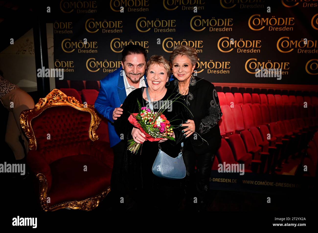 Uwe Herrmann, Angelika Mann, Dagmar Frederic bei der Premiere von Himmlische Zeiten - Altwerden ...