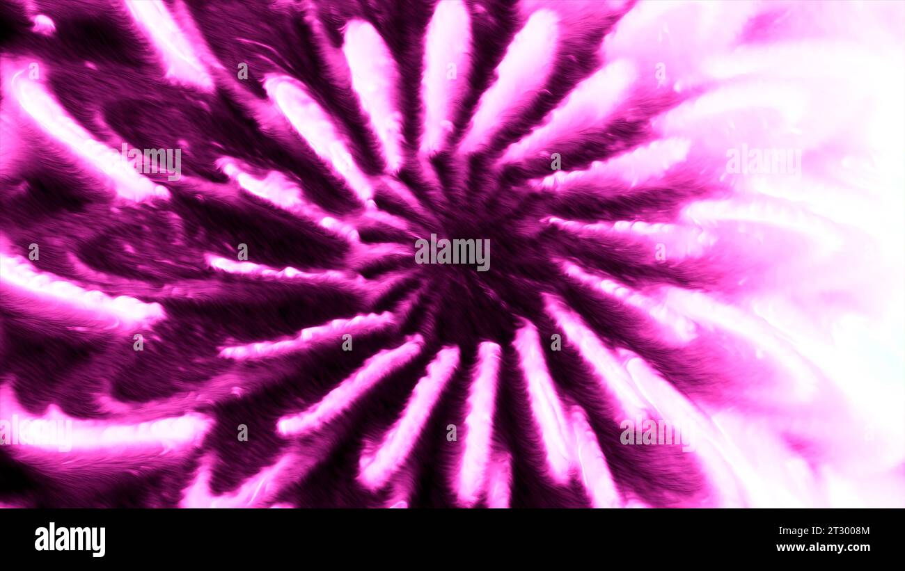 Abstract kaleidoscopic patten with transforming flowers. Motion ...