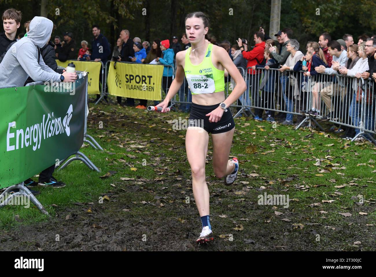 Berlare, Belgium. 22nd Oct, 2023. Belgian Charlotte Penneman pictured ...