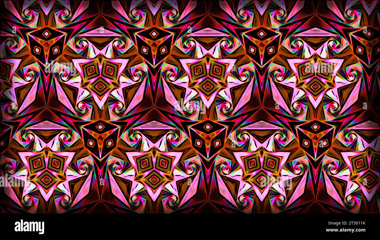 Abstract surreal motion background, variegated kaleidoscope. Motion ...