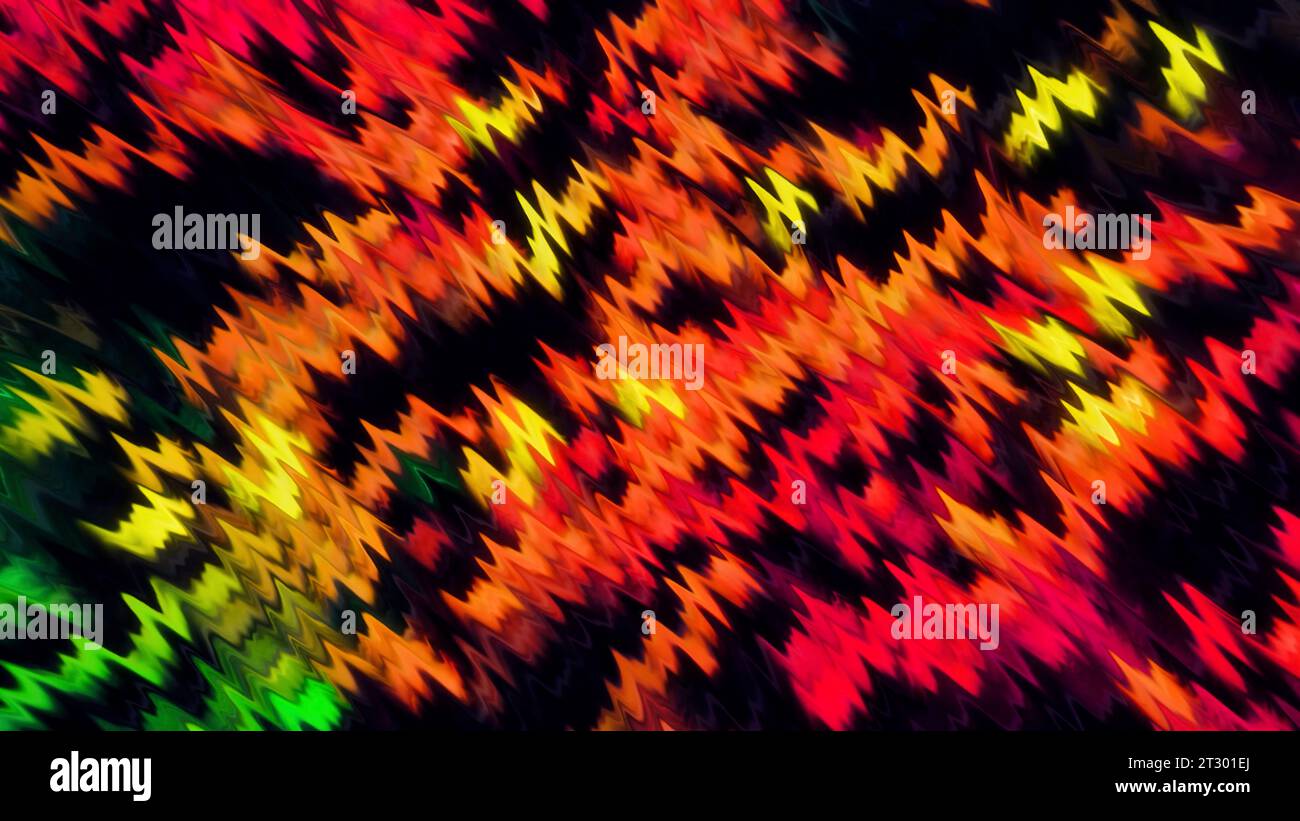 Diagonal Colorful Gradient Shimmering Stripes Divided In Segments With