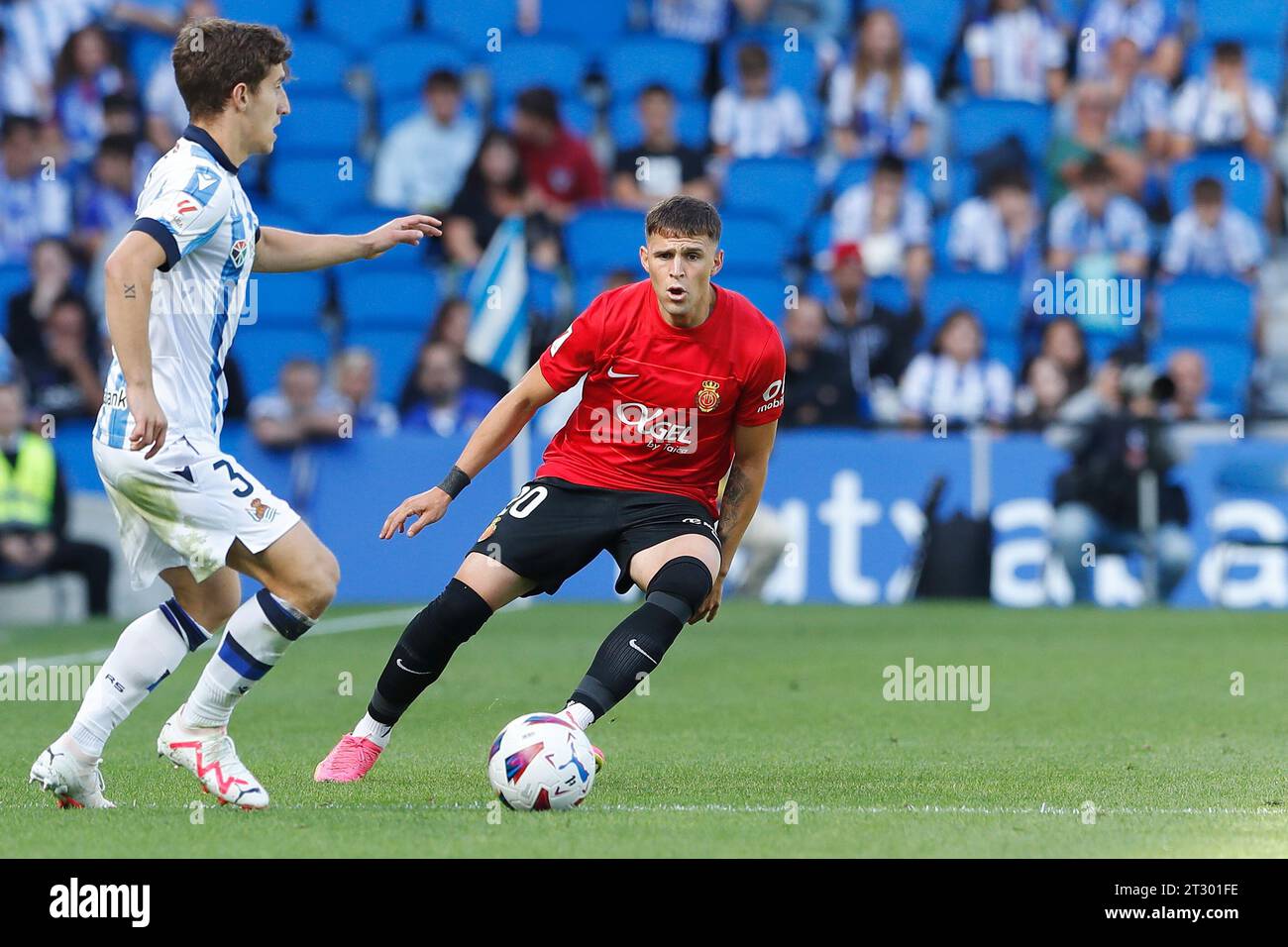 San Sebastian, Spain. 21st Oct, 2023. Giovanni Gonzalez (Mallorca ...