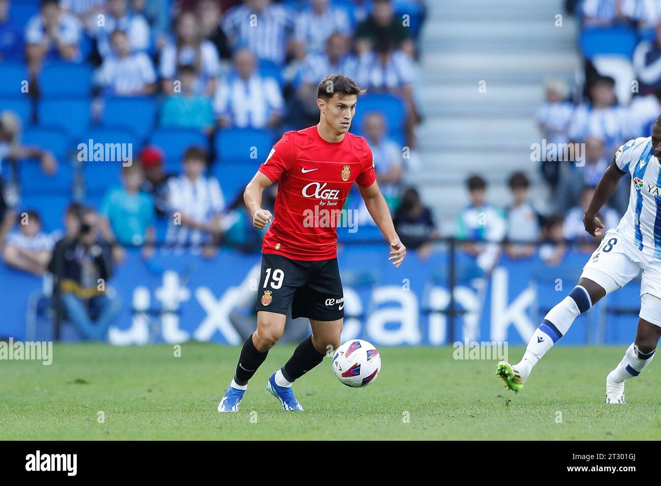 San Sebastian, Spain. 21st Oct, 2023. Javi Llabres (Mallorca) Football ...