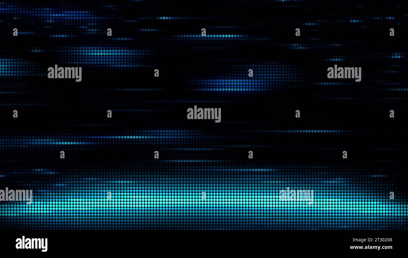 Abstract TV noise effect on a black background. Motion. Retro screen with glitch noise Stock ...