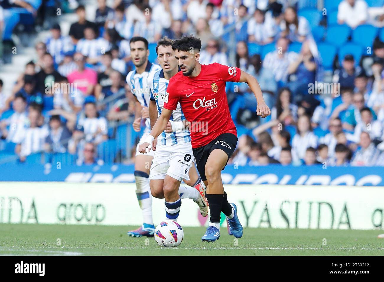 San Sebastian, Spain. 21st Oct, 2023. Manu Morlanes (Mallorca) Football ...
