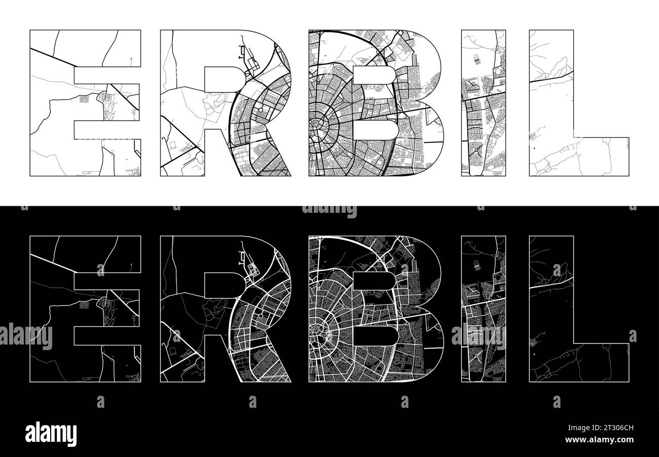 Erbil city Stock Vector Images - Alamy